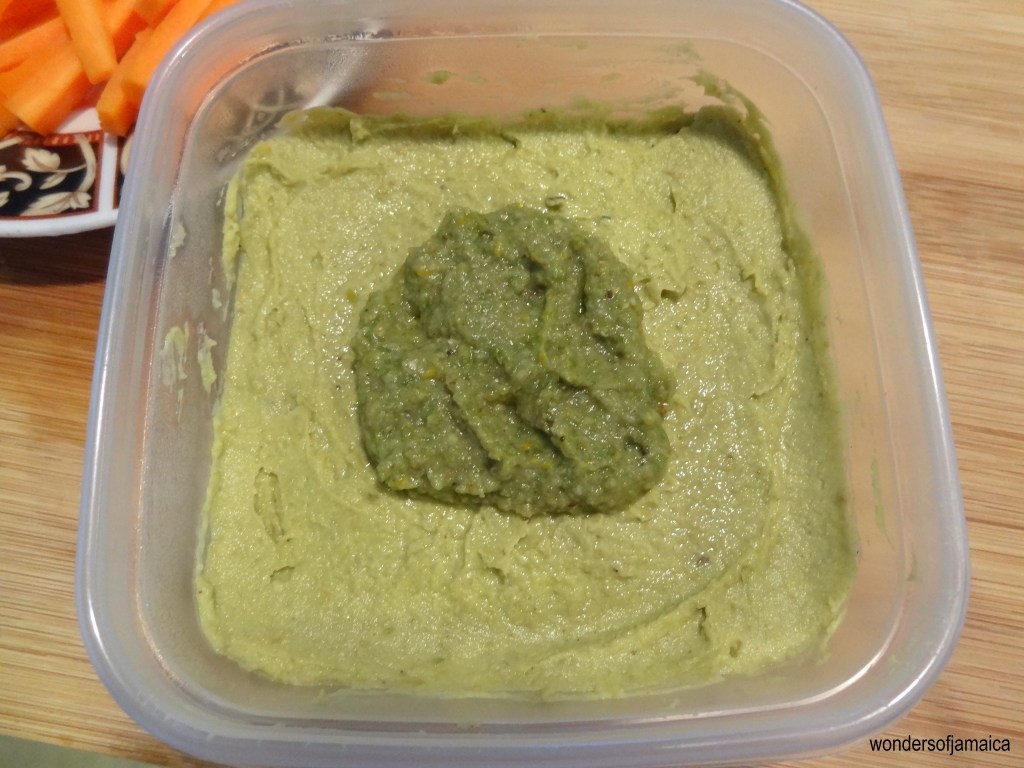 Organic Gungo Pea Hummus with Scotch Bonnet Paste | Wonders of Jamaica